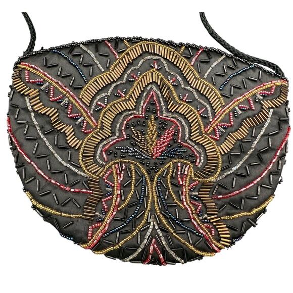 Magid | Bags | Vintage Magid Beaded Womens Purse Crossbody Clutch ...
